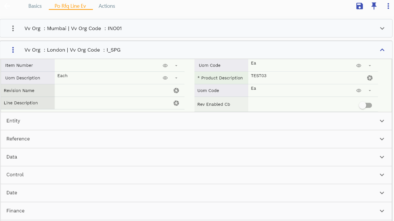 Request For Quotation | RikData OneApp