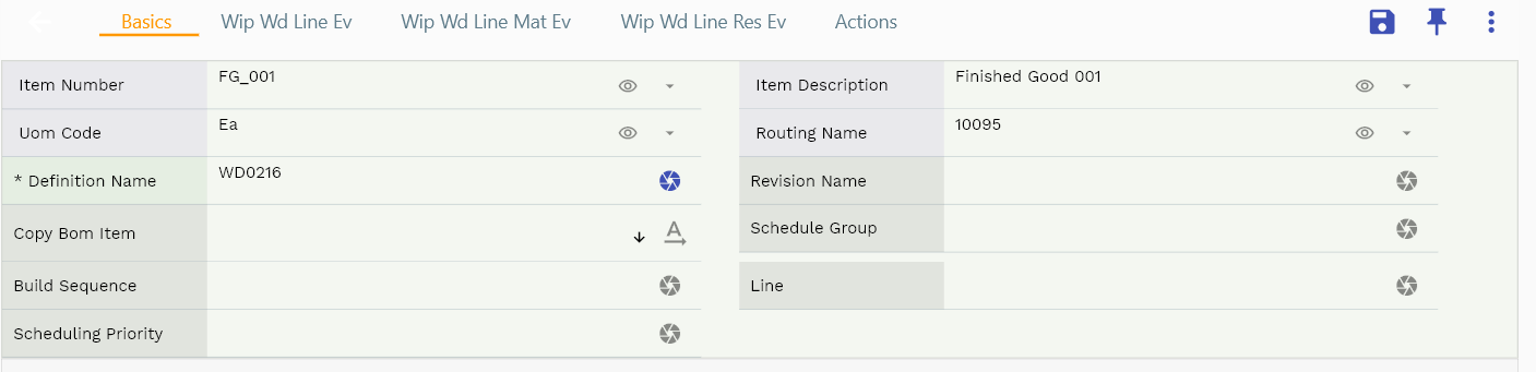 Work Definition | RikData OneApp