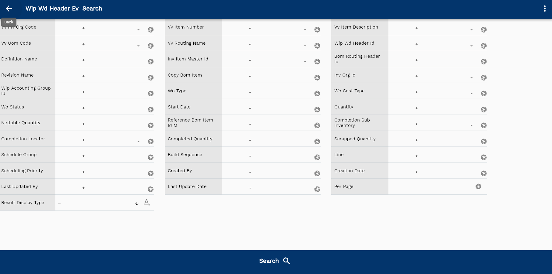 Work Definition | RikData OneApp