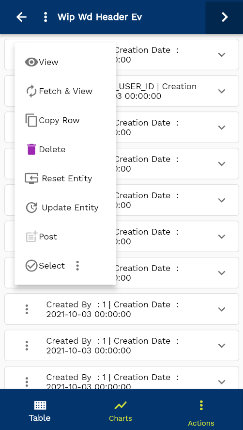 Work Definition | RikData OneApp